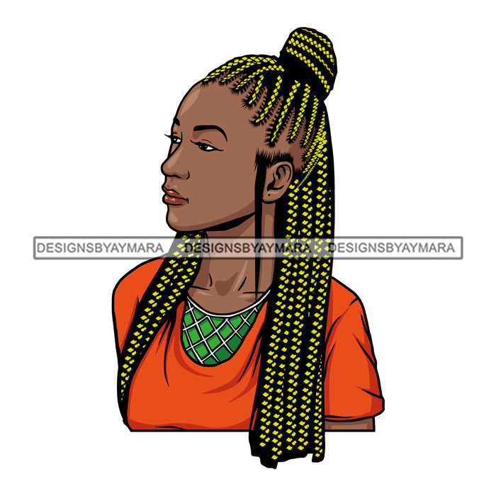 cartoon cornrows