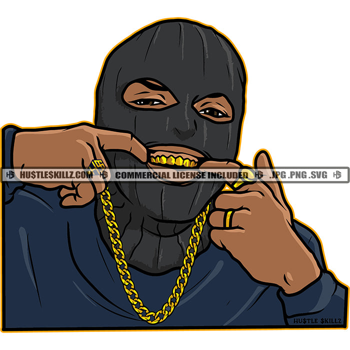ski mask vector