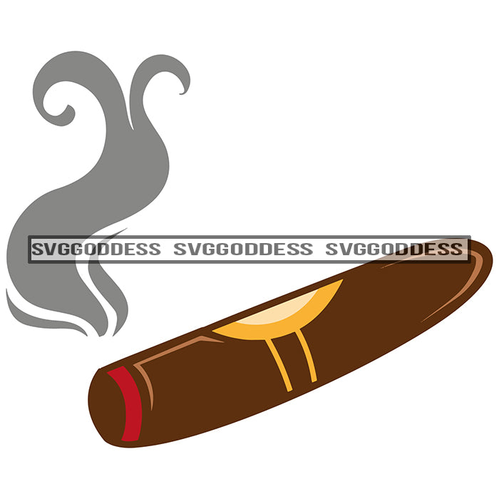 cigar smoke vector