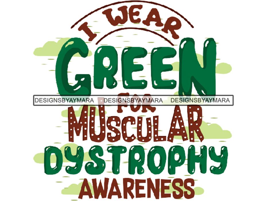 Muscular Dystrophy Awareness PNG Files for print Not For Cutting ...