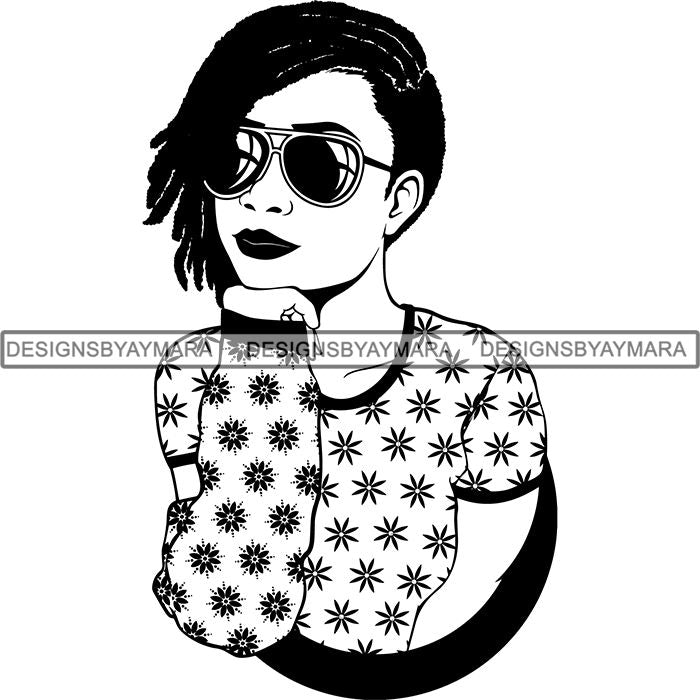 Afro Woman SVG Goddess Dope Diva Melanin .SVG Cut Files For Silhouette ...