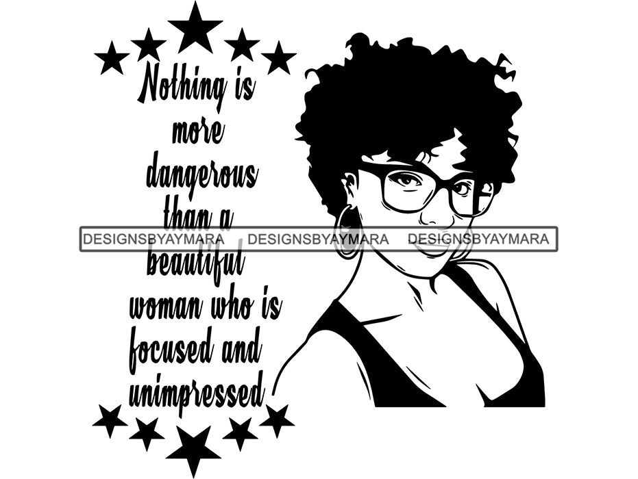 Afro Woman SVG Life Quotes Nubian Melanin Goddess Queen Diva Classy La ...