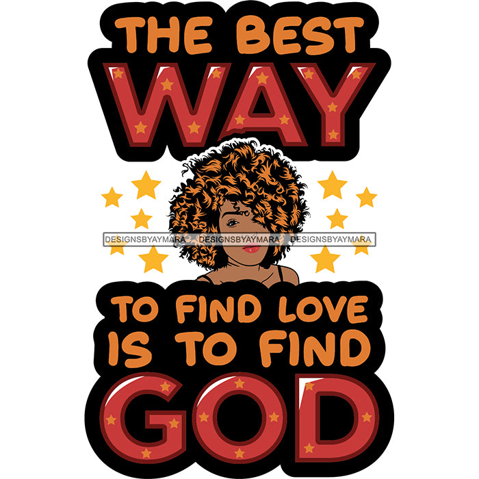 Bundle 20 Afro Woman God Lord Life Quotes SVG Cutting Files For Silhou ...