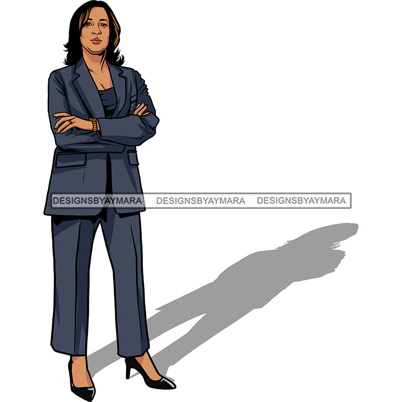 Vice President Kamala Harris Woman Power We Can Do It Chucks and Pearl ...
