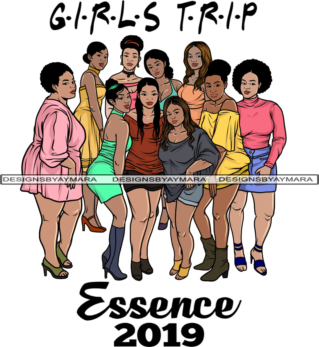 Essence Festival Ladies Trip PNG Files For Print – DesignsByAymara
